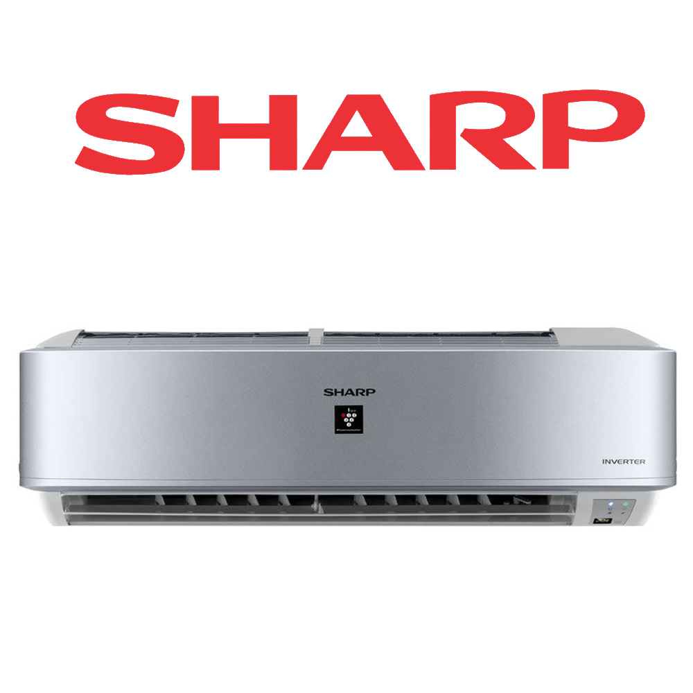 Sharp air conditioner 1.5 HP cold plasma digital inverter – Silver Air